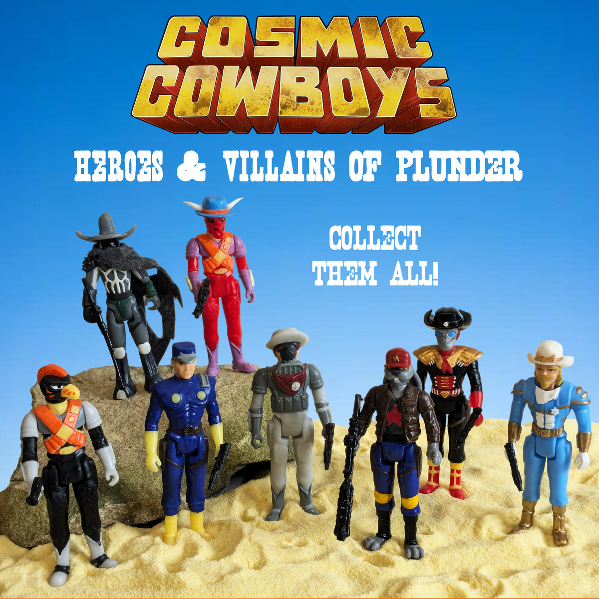 Cosmic Cowboys - Charlatan Boyle 3.75 Action Figure – NeMA Studios