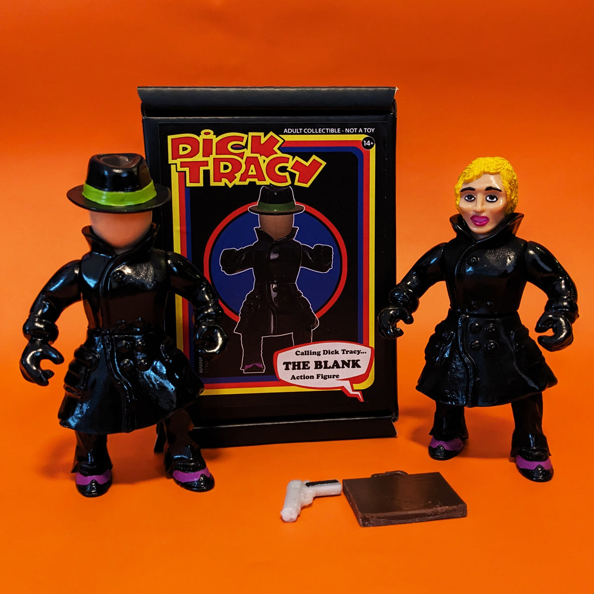 Cheesecake Customs - Dick Tracy The Blank 4.5” Action Figure – NeMA Studios