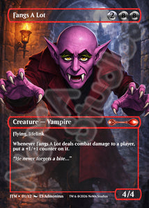 Fiendish Feet Monsters - Fangs-A-Lot - Holographic Edition – NeMA Studios