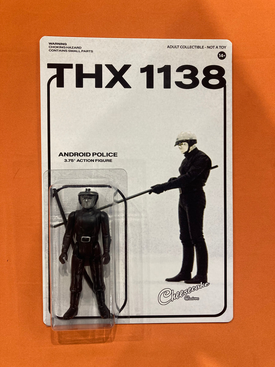 Cheesecake Customs - THX 1138 Android Policeman 3.75" Action Figure ...